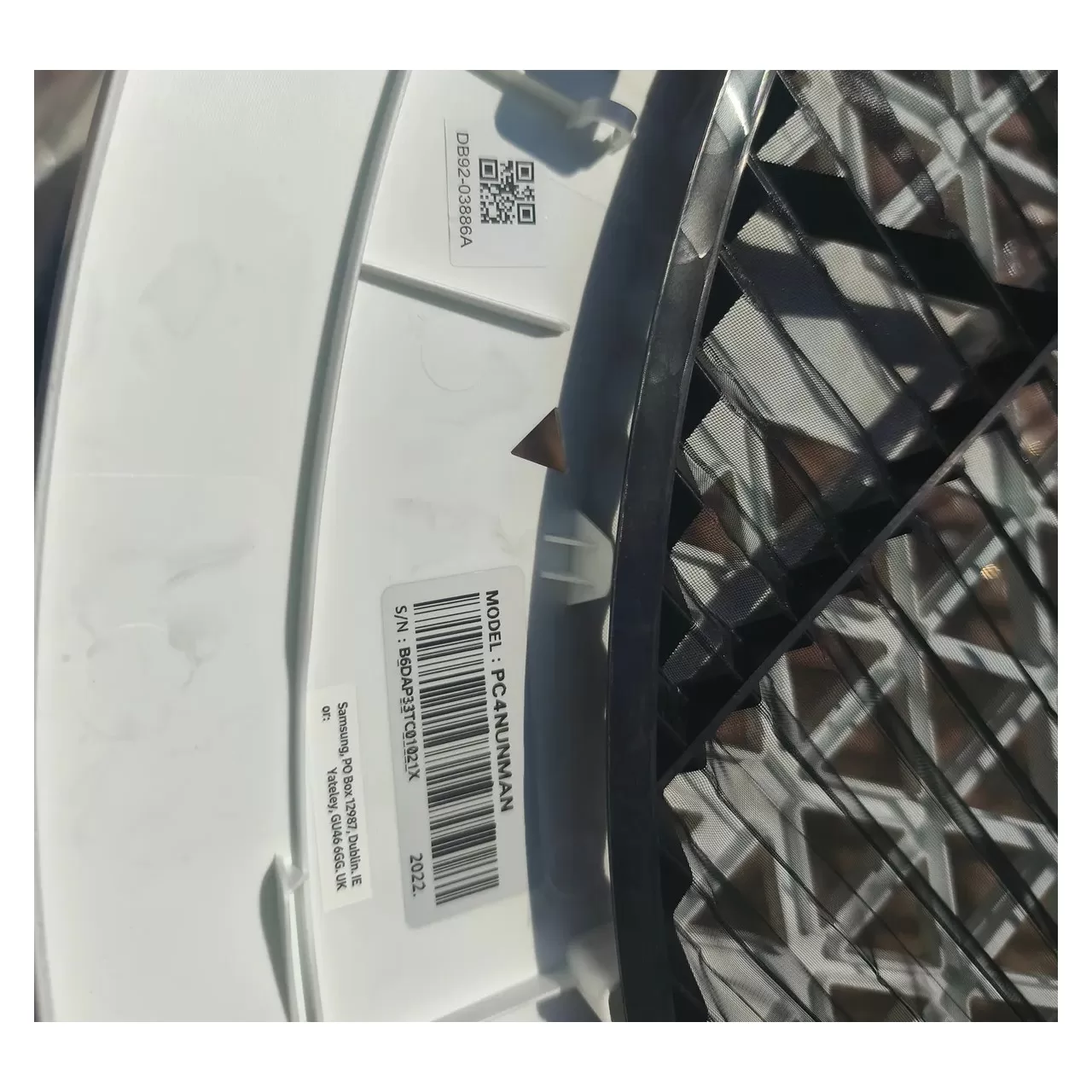 Kit Painel 360 redondo K7 cassete ar condicionado Samsung pc4nunman ...